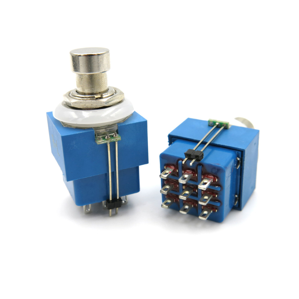 3PDT With LED Momentary Solder Lug Footswitch Blue | Philippines ...