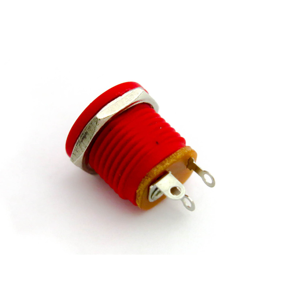 DC Power Jack 2.1mm with board - RED | Philippines | Dragon Switch